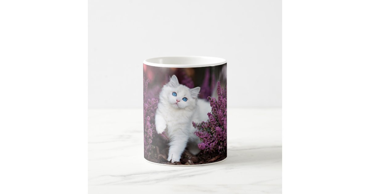 White Cat Coffee Mug | Zazzle