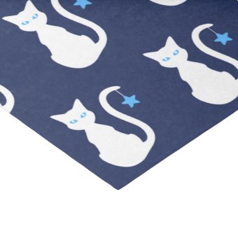 White Cat Tissue Paper | Zazzle