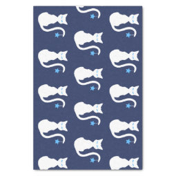 White Cat Tissue Paper | Zazzle