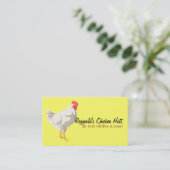 White Chicken Business Card | Zazzle