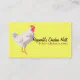 White Chicken Business Card | Zazzle