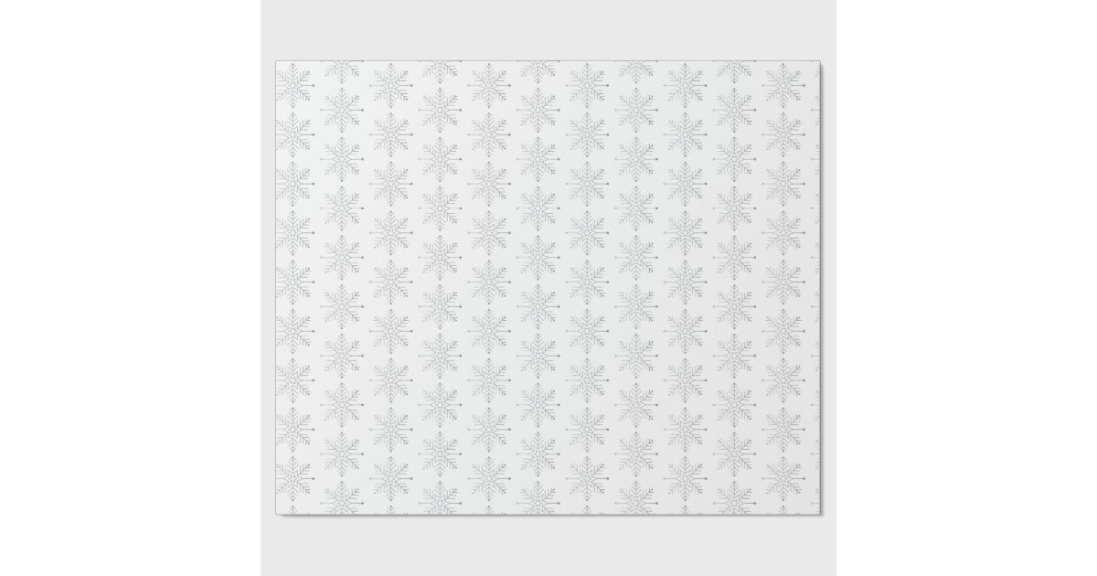 WHITE CHRISTMAS / Gift Wrapping Paper White | Zazzle