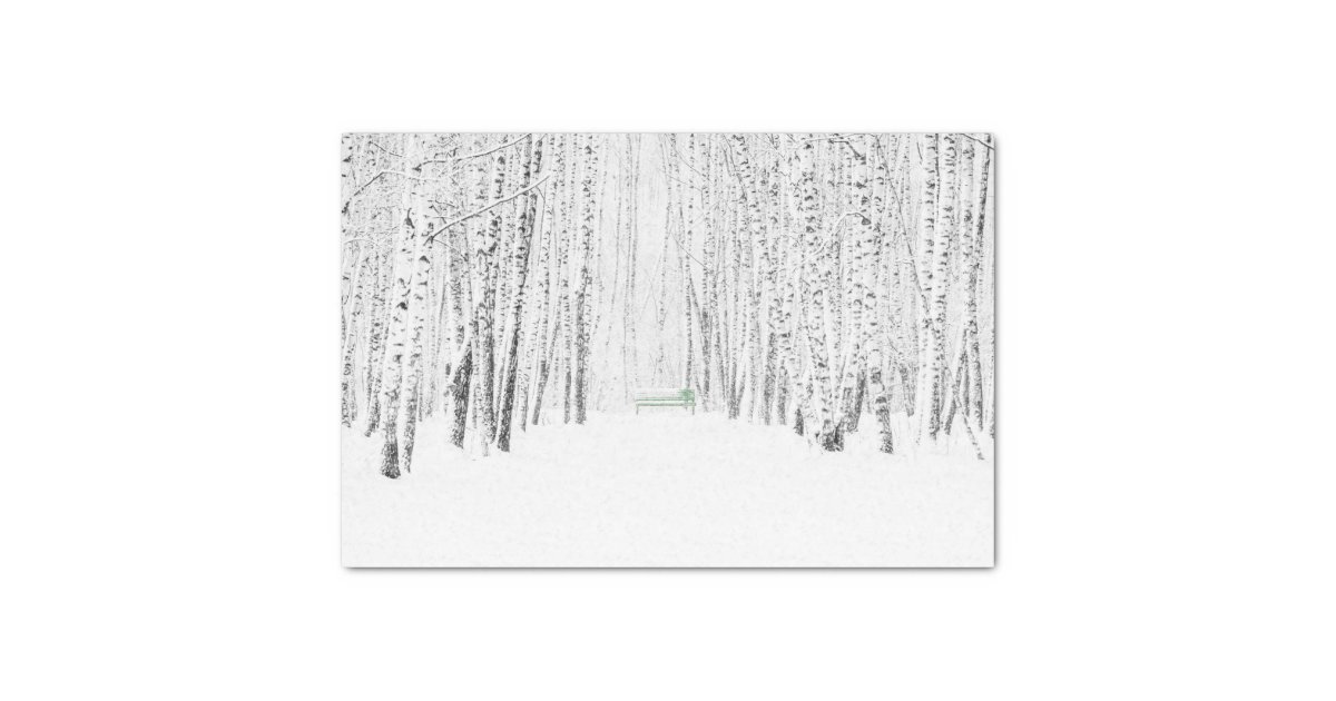 White Christmas Tale Tissue Paper | Zazzle