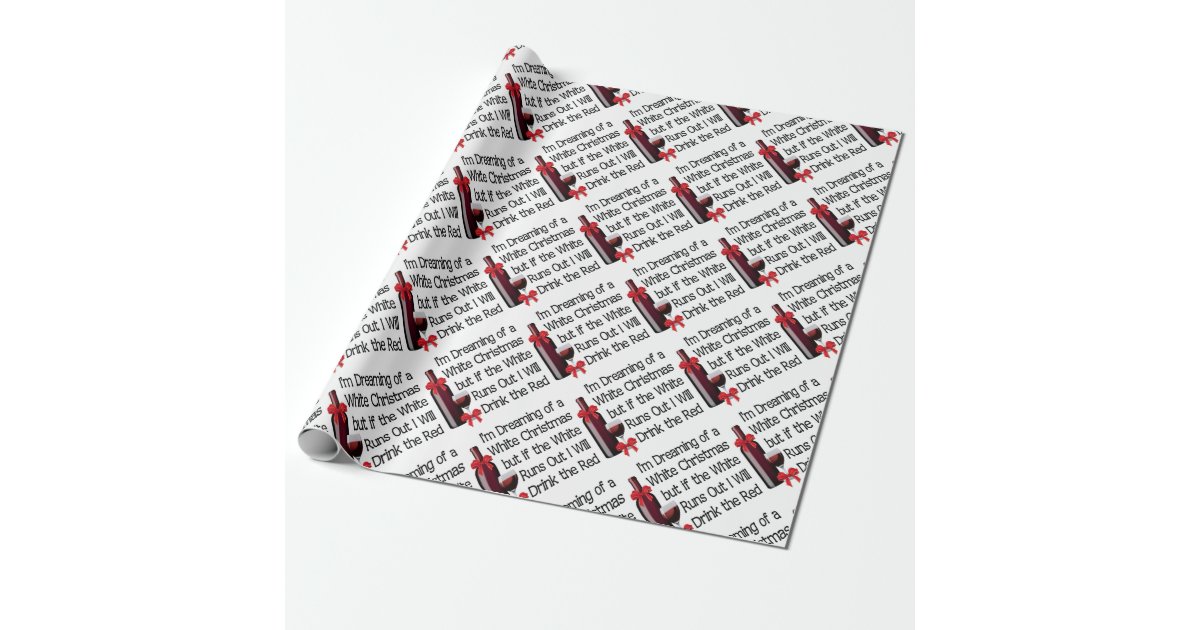 White Christmas Wrapping Paper | Zazzle