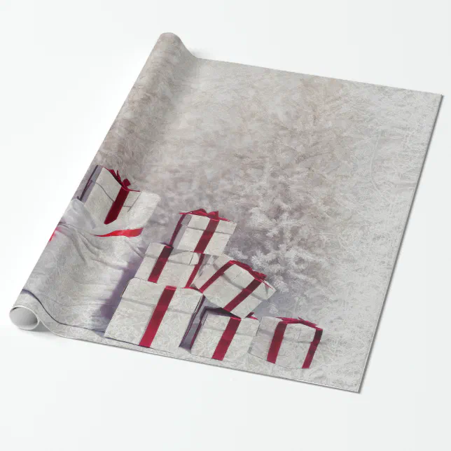 White Christmas Wrapping Paper | Zazzle