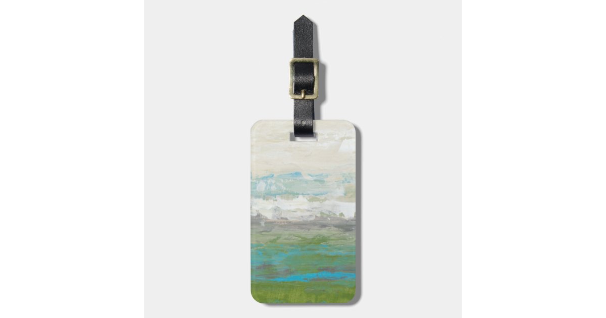 White Clouds Overlooking Beautiful Landscape Luggage Tag | Zazzle