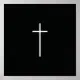 White cross poster | Zazzle