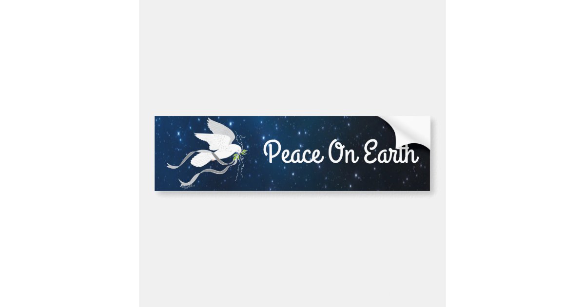 White Dove Bumper Sticker | Zazzle