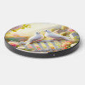 White Doves Cottage Garden Wireless Charger | Zazzle