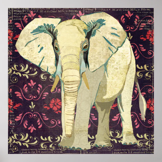 White Elephant Poster | Zazzle