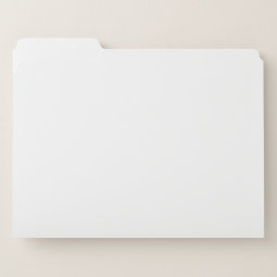 White File Folder | Zazzle