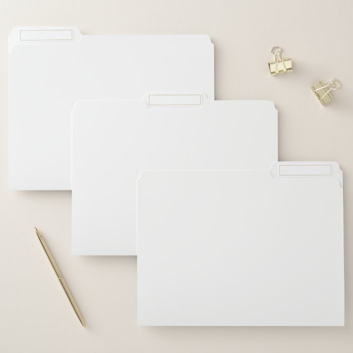 White File Folder | Zazzle.com