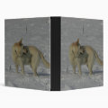 White German Shepherd in the Snow 3 Ring Binder | Zazzle