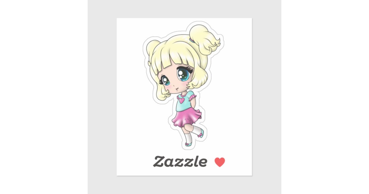 White Girl Sticker | Zazzle