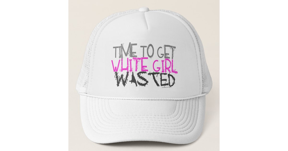 White Girl Wasted Hats | Zazzle