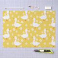 White Goose and Daisies Thank You yellow Tissue Paper | Zazzle