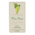 White grape wine bottle label | Zazzle.com