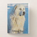 White Great Pyrenees Livestock Guardian Dog Pocket Folder | Zazzle