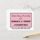 White House Pink Slip for Trump You're Fired Postcard | Zazzle