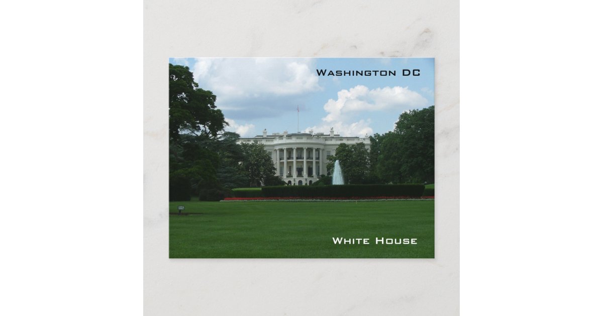 White House Postcard | Zazzle