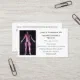 White Internist DR Human Body Internal Medicine Business Card | Zazzle