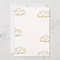 White Ivory Heaven Sent Baby Shower Party Invitation | Zazzle