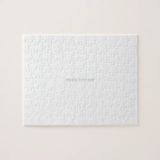 white jigsaw puzzle | Zazzle