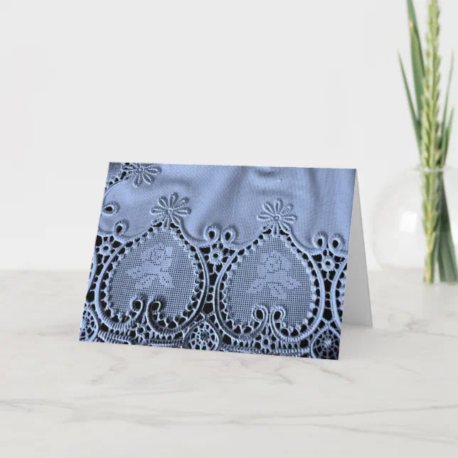 White Lace Card | Zazzle