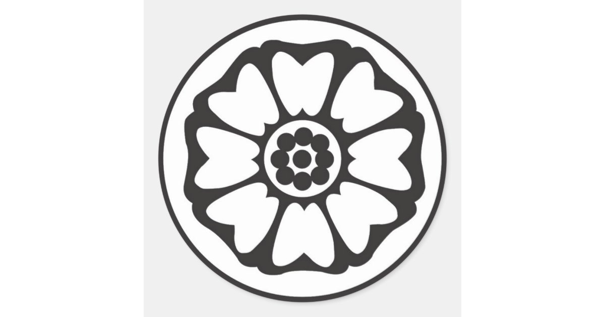 White Lotus sticker | Zazzle