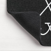 White Lucifer Alchemy Sigil Gothic Art Mouse Pad | Zazzle