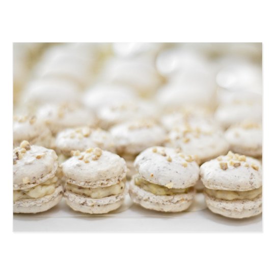 White Macaroons Postcard | Zazzle.com