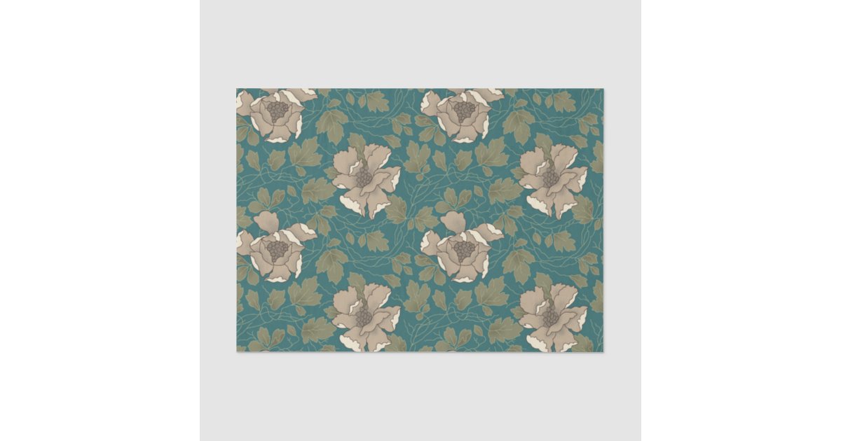 White magnolia tissue paper | Zazzle