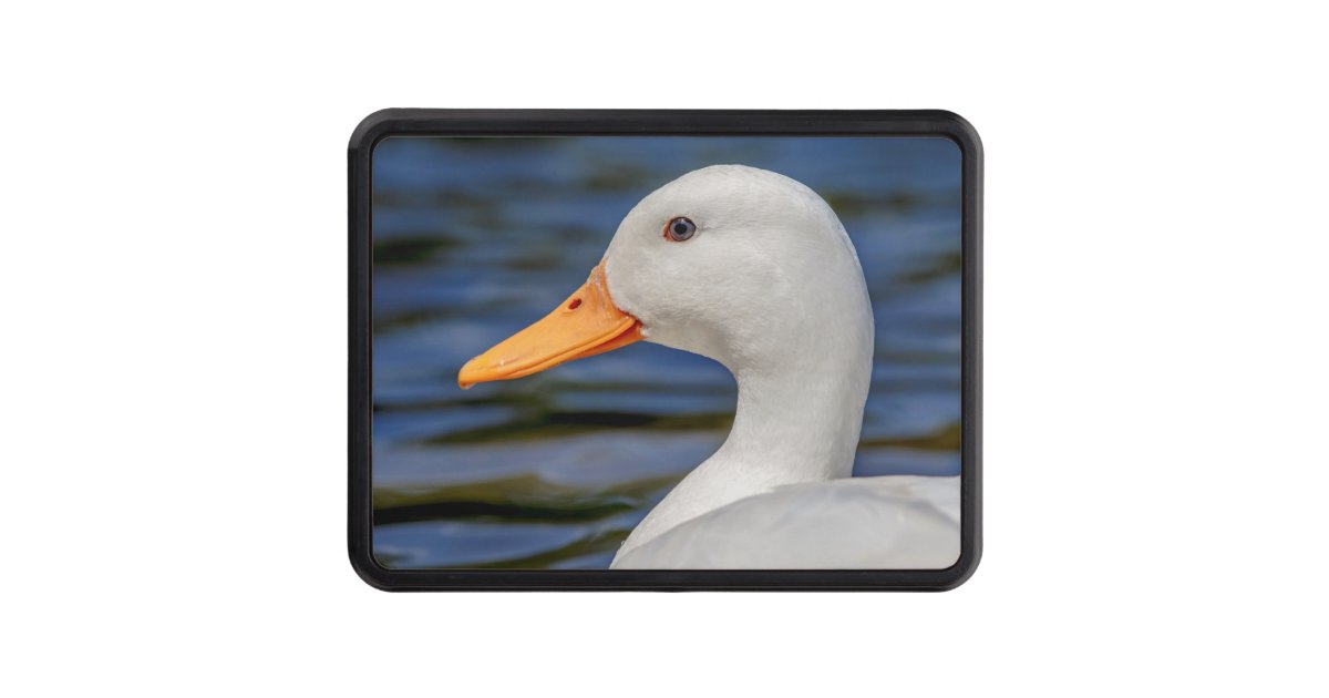 White Mallard Duck Hitch Cover | Zazzle