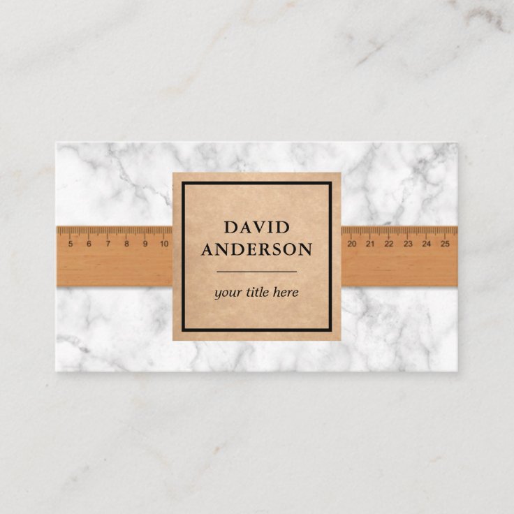 White Marble Bathroom Flooring Tiles Installer Business Card | Zazzle