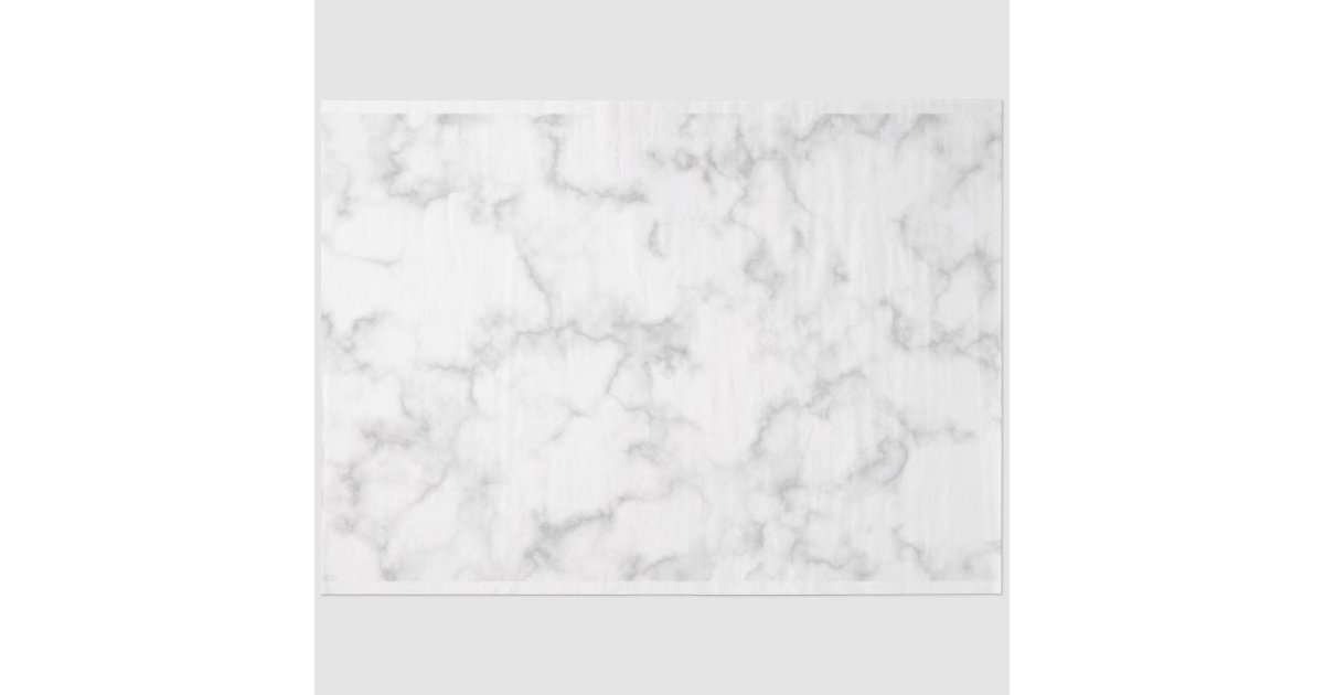 White Marble Decoupage Background Tissue Paper | Zazzle
