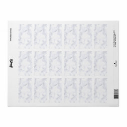 White Marble Label | Zazzle