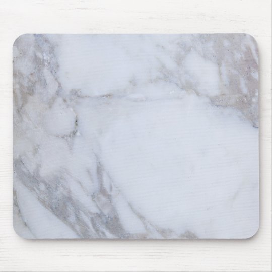 White Marble Mouse Pad | Zazzle.com