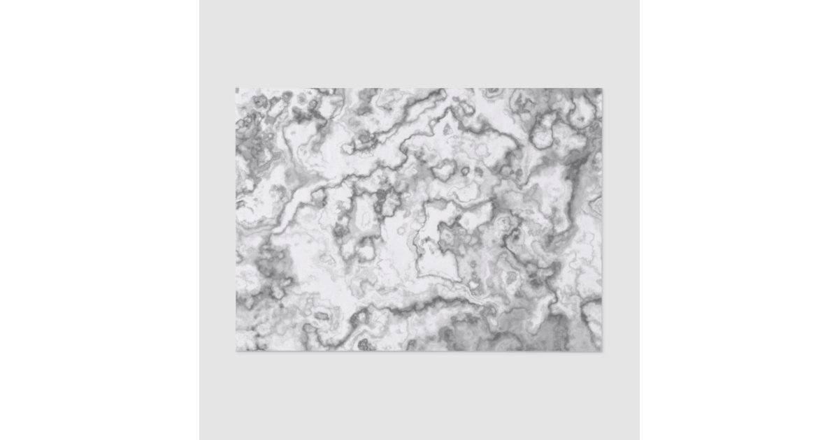 White Marble Tissue Paper | Zazzle