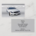 White Mercedes Benz Business Cards | Zazzle
