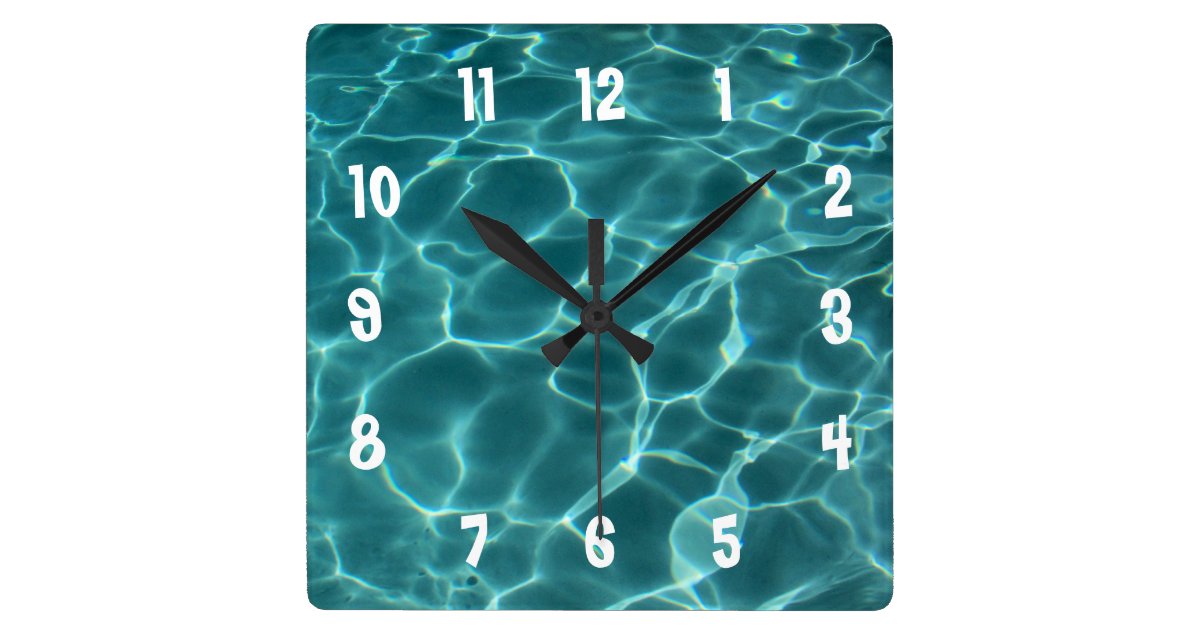 White Numbered Photo Wall Clock | Zazzle