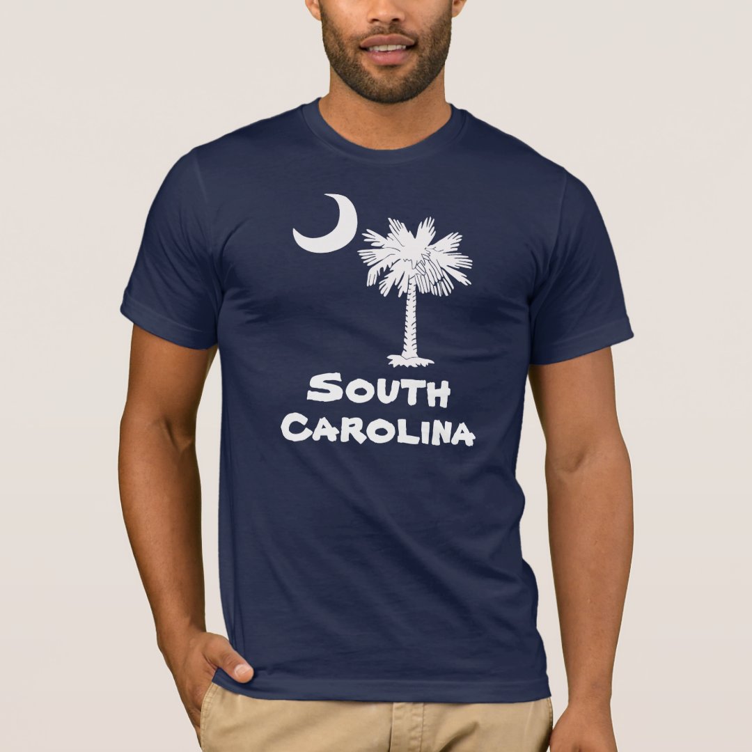 White Palmetto South Carolina T-Shirt | Zazzle