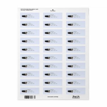White Pass Train Return Address Labels | Zazzle