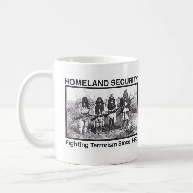 White Photo Indian Homeland Security Coffee Mug | Zazzle