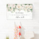 White Pink Rose Floral Bridal Shower Welcome Banner | Zazzle