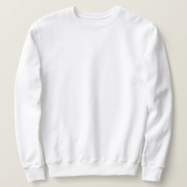 white plain sweatshirt | Zazzle
