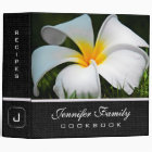 Plumeria Frangipani Flower Family Photo Books #2 Binder | Zazzle.com