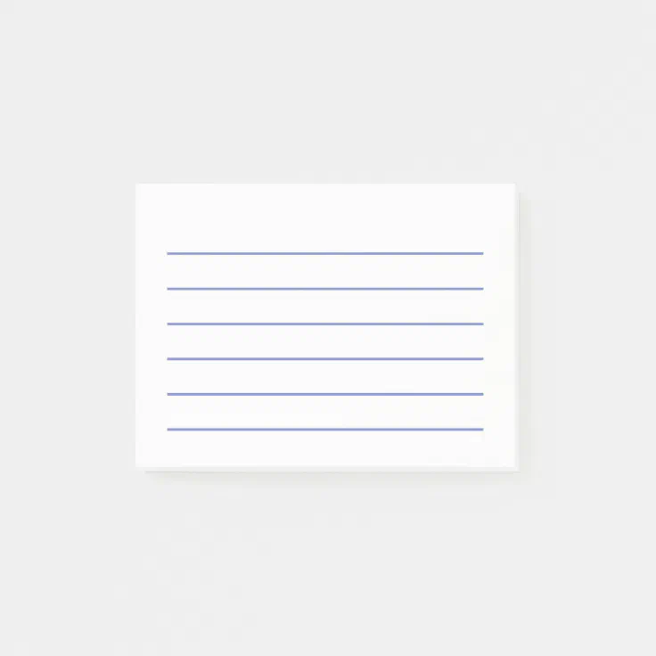 White Post-it® Notes 4" x 3" | Zazzle