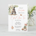 White Rabbit and Victorian Teacup Mouse Invitation | Zazzle