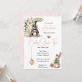 White Rabbit and Victorian Teacup Mouse Invitation | Zazzle