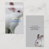 White Rabbit Business Card | Zazzle